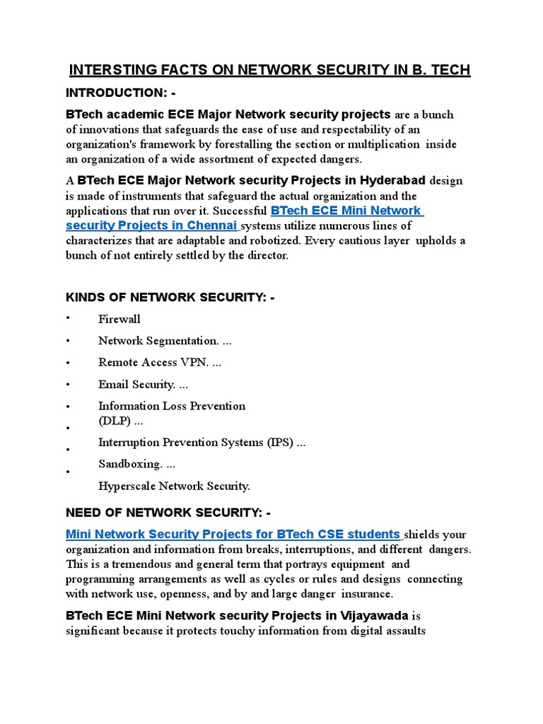Network Security Ece | PDF | Computer Network | Information And ...