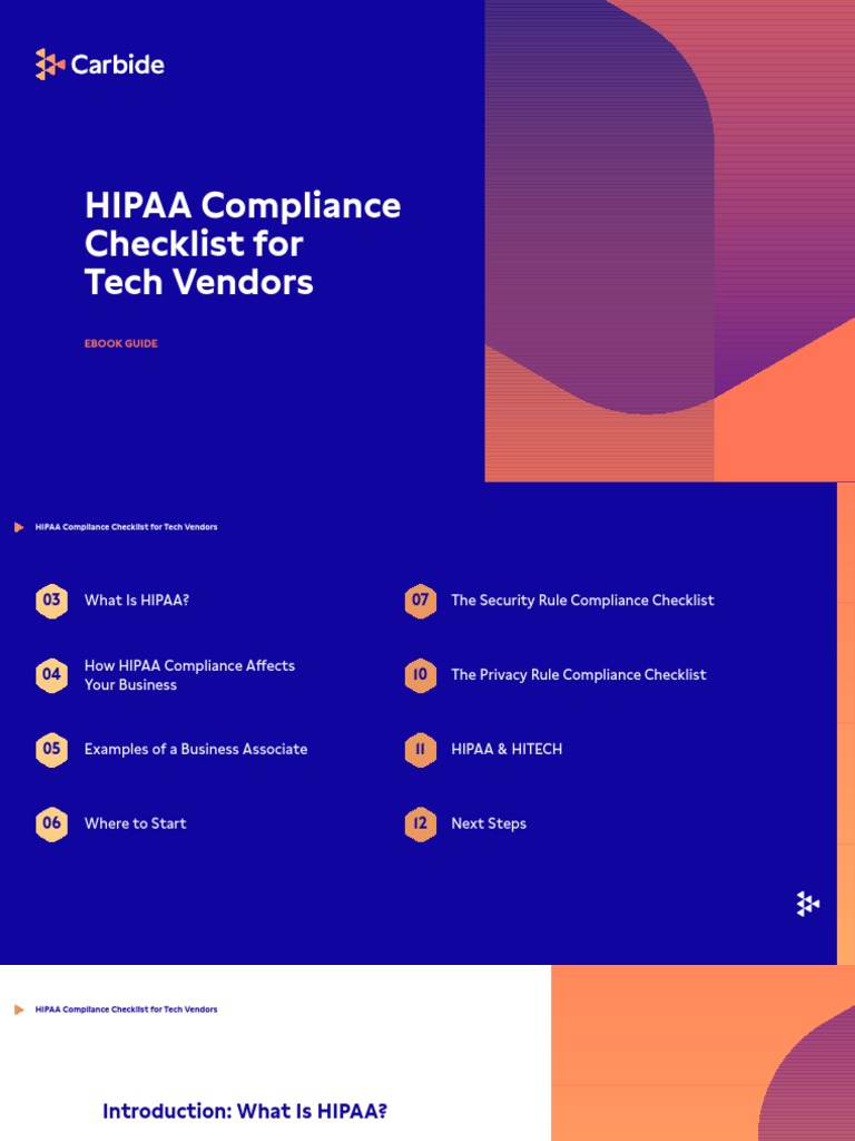 HIPAA Compliance Checklist | PDF | Health Insurance Portability And ...