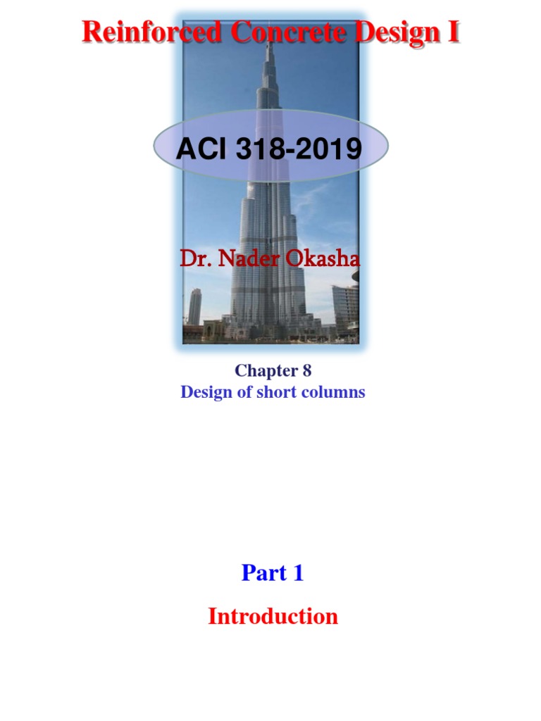 Chapter 8 Design of Short Columns | PDF | Beam (Structure) | Column