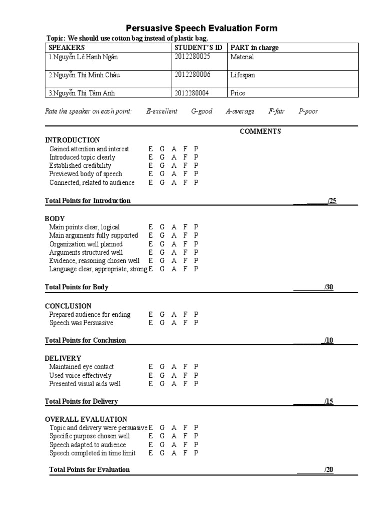 Speech_Evaluation_Form_Persuasive | PDF