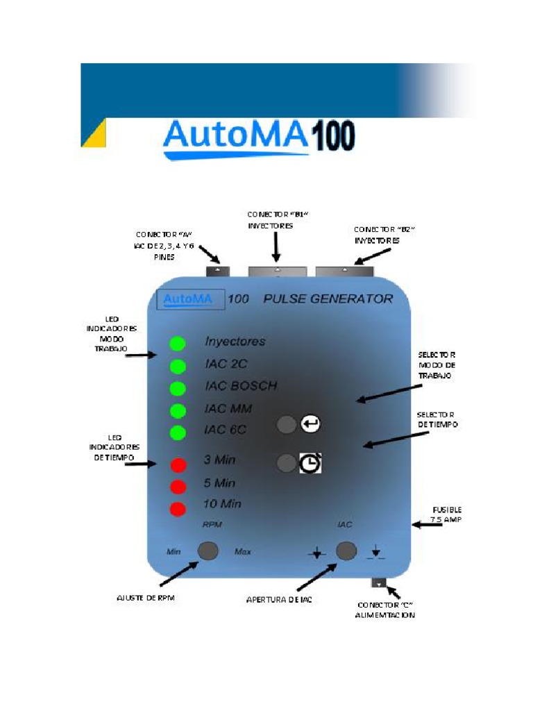 Manual AutoMA 100 | PDF