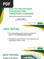 Seed Vigour Testing Guidelines | PDF