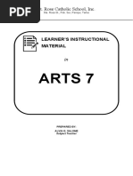 Grade 4 Visual Arts Lesson Plan | PDF | Shape | Lesson Plan