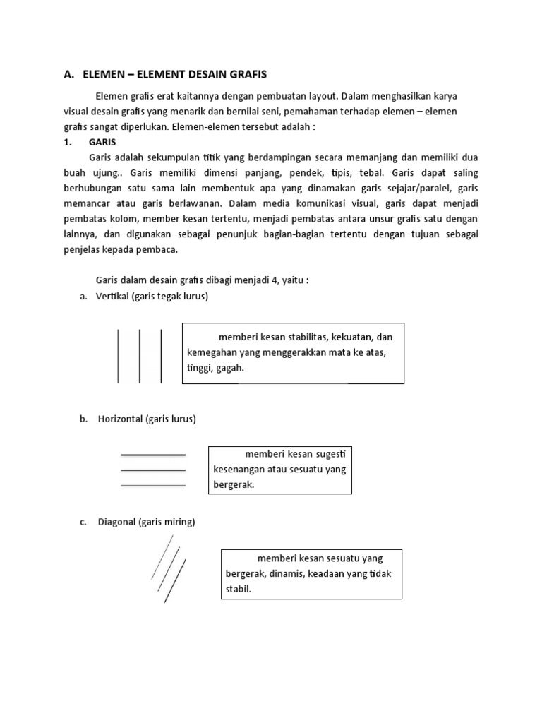 Elemen Desain Grafis dan Fungsinya | PDF