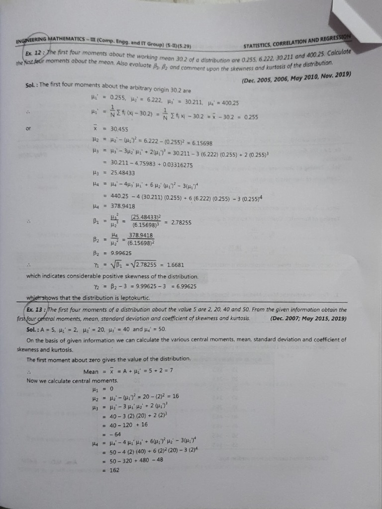 Statistics Tutorial | PDF | Skewness | Variance