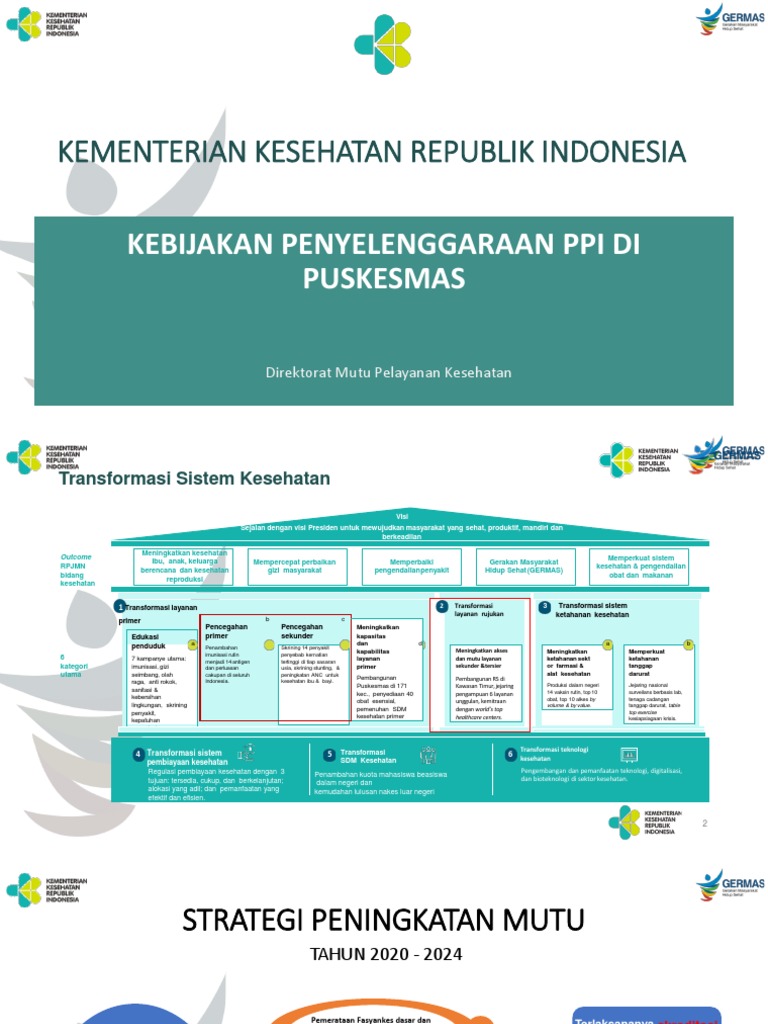KEBIJAKAN pPI DI PUSKESMAS | PDF
