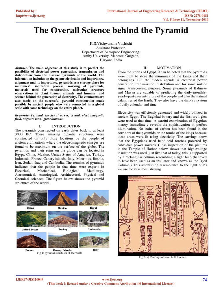 Pyramid Power: Ancient Energy Science | PDF | Egyptian Pyramids ...