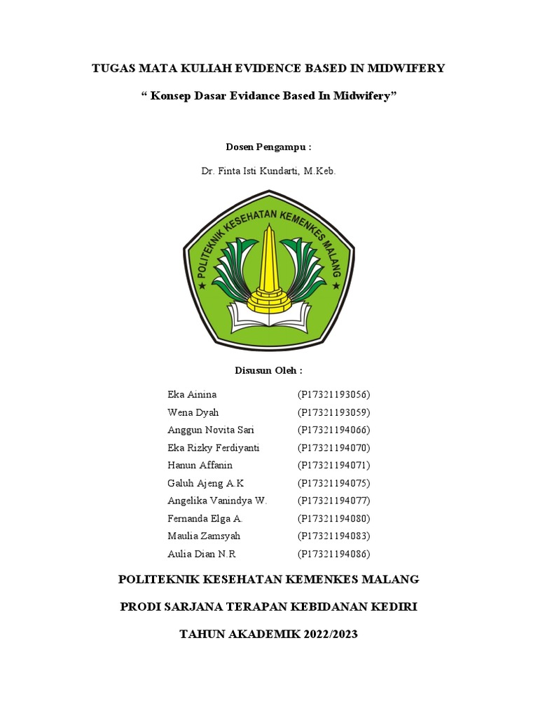 Kelompok 2 Konsep Dasar Ebm | PDF