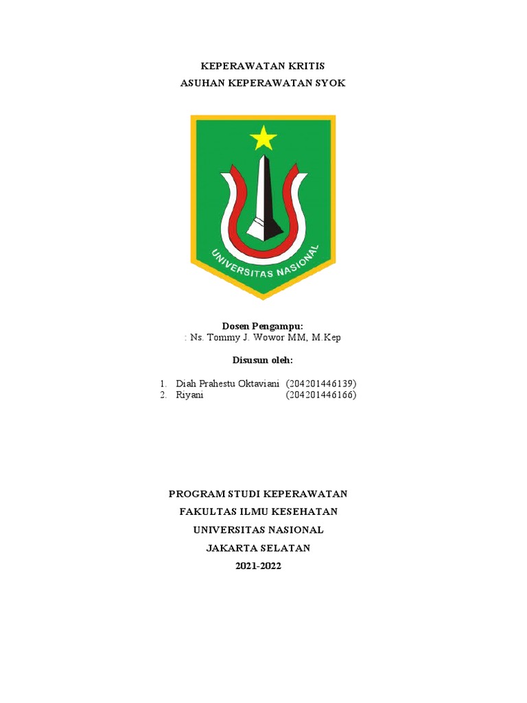 Askep Syok Fix | PDF