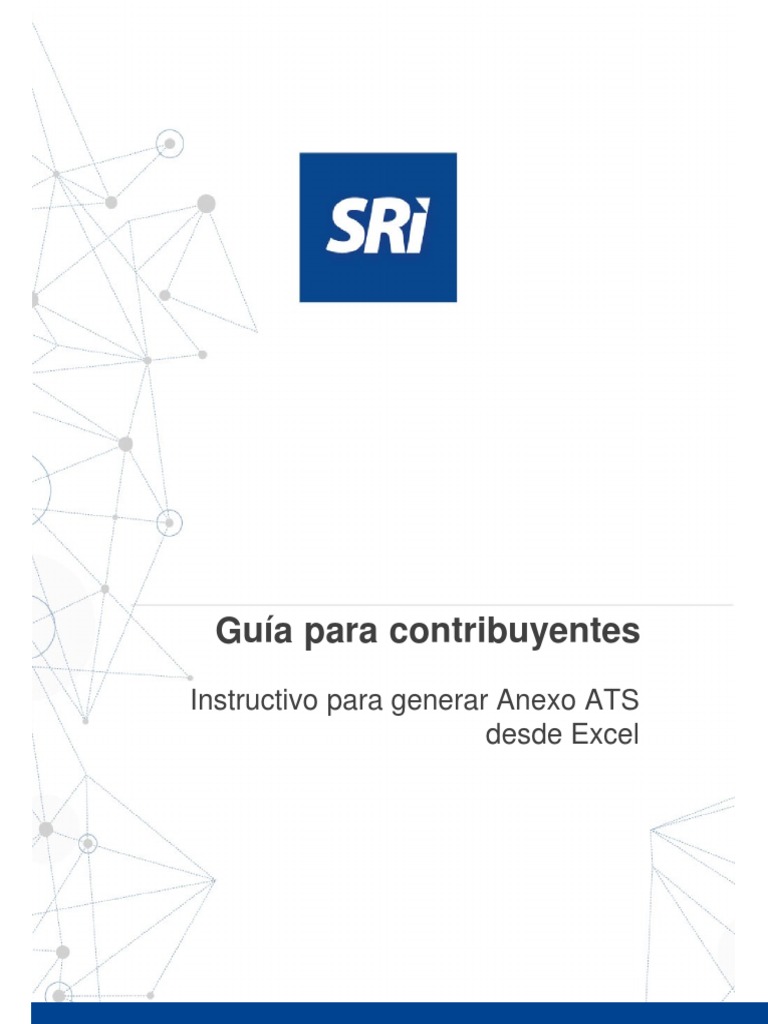 Instructivo Generar AnexoATS Excel | PDF | Microsoft Excel | Microsoft Office