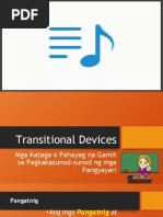 Pangatnig at Transitional Devices | PDF