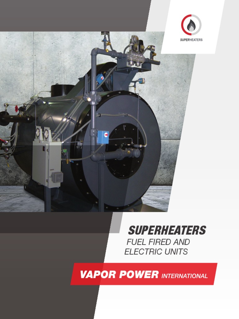 VaporPower Superheater Brochure | PDF | Boiler | Steam