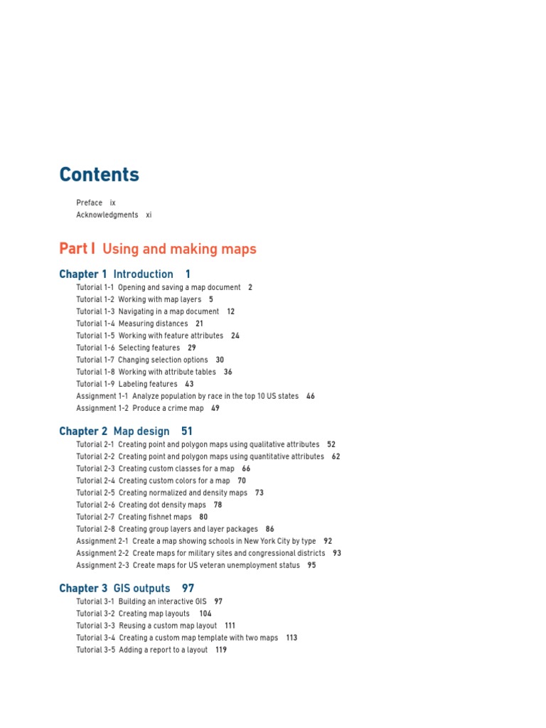 Gis Tutorial Arcgis Desktop 10 8 Toc | PDF | Esri | Arc Gis