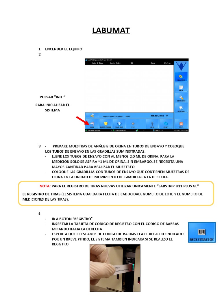 LABUMAT Guia Rapida | PDF