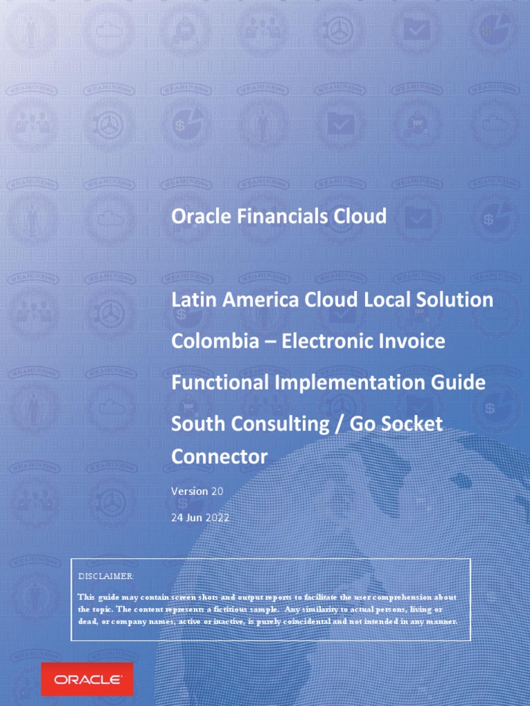 GUIDE_LACLS_COLOMBIA_ELECTRONIC_INVOICE | PDF | Cloud Computing | Invoice