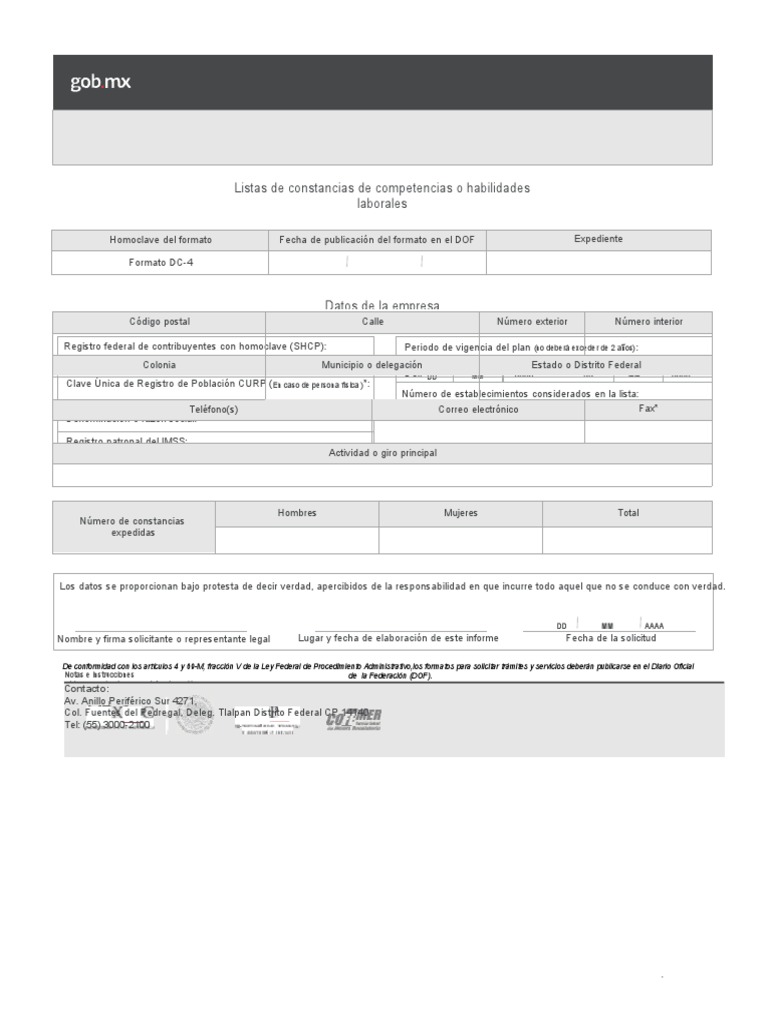 STPSFormato DC4 DOF28122015 | PDF | Titulo academico