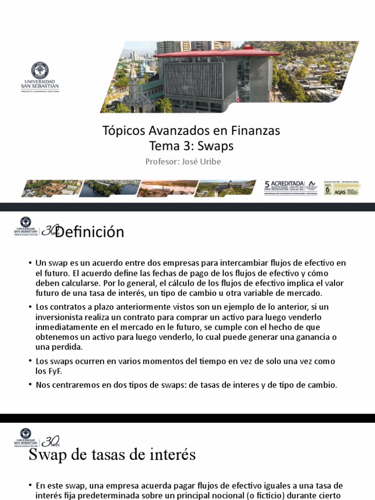Tema 3 - Swaps | PDF | Swap (Finanzas) | Libor