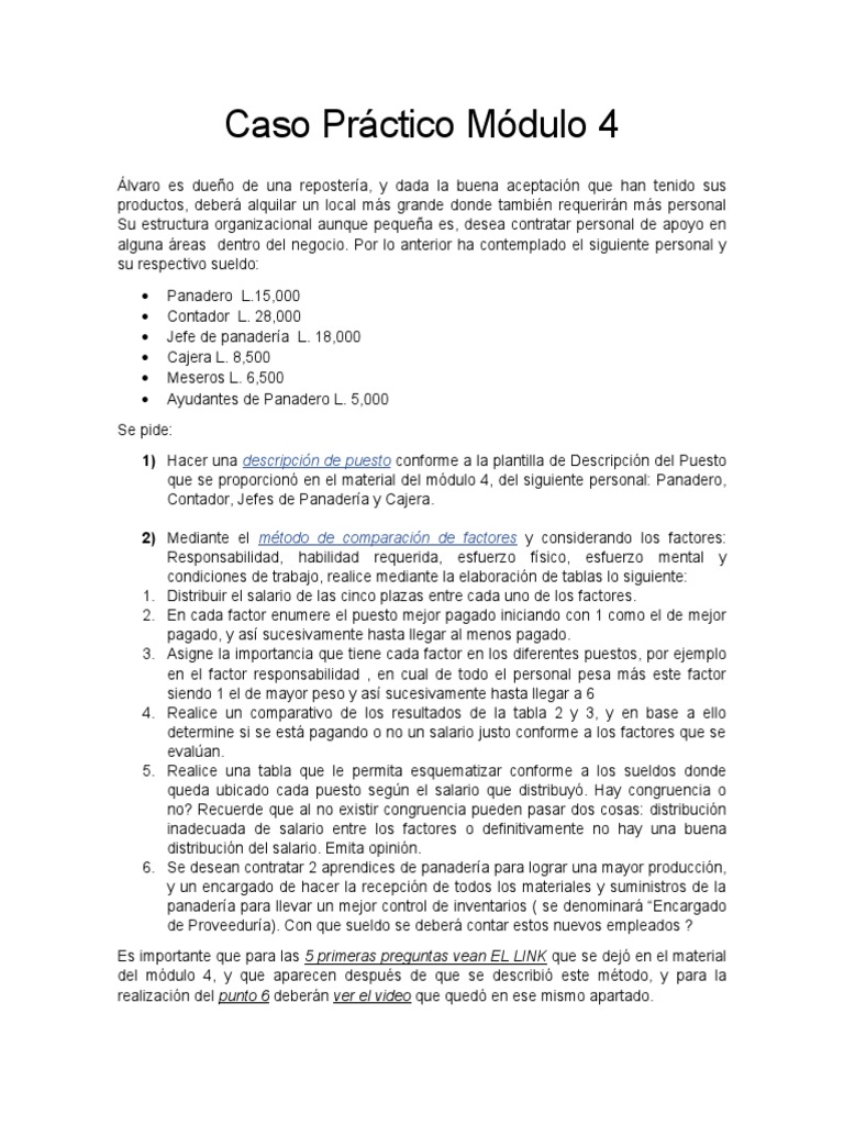 Caso Practico Modulo 4.2 | PDF