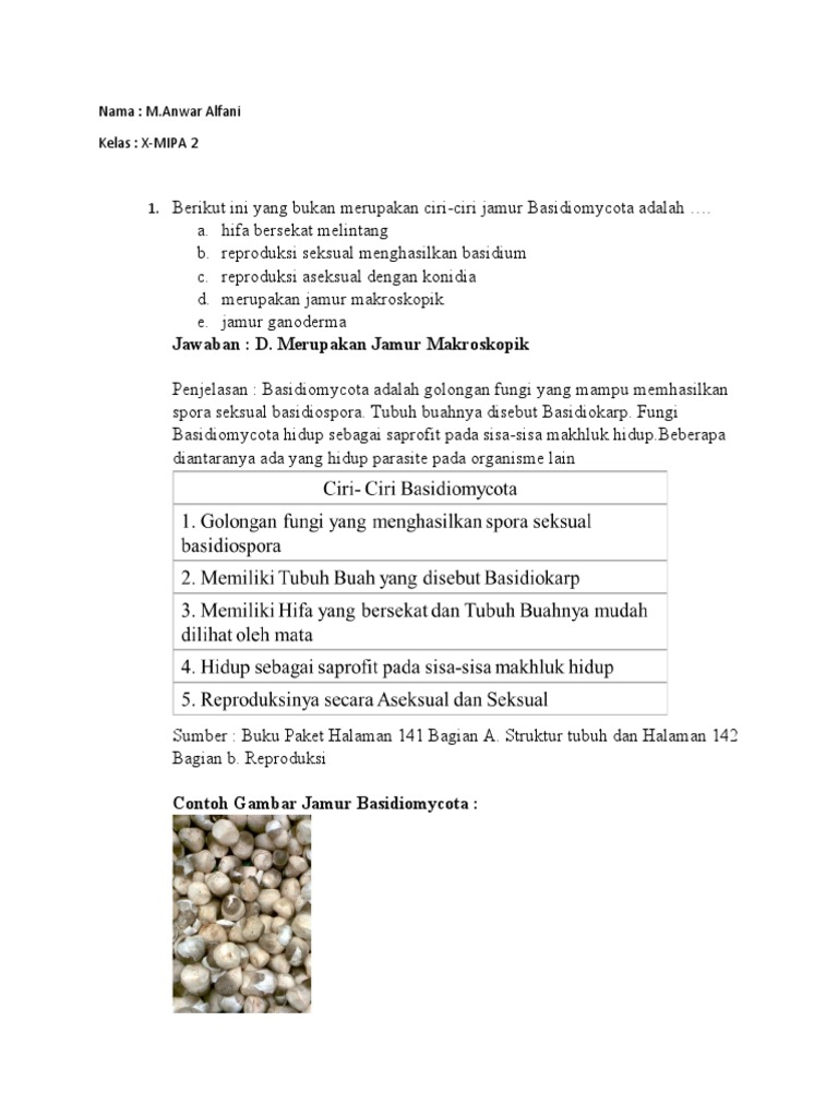 Jamur Oncom: Neurospora Sitophila | PDF | Sains & Matematika