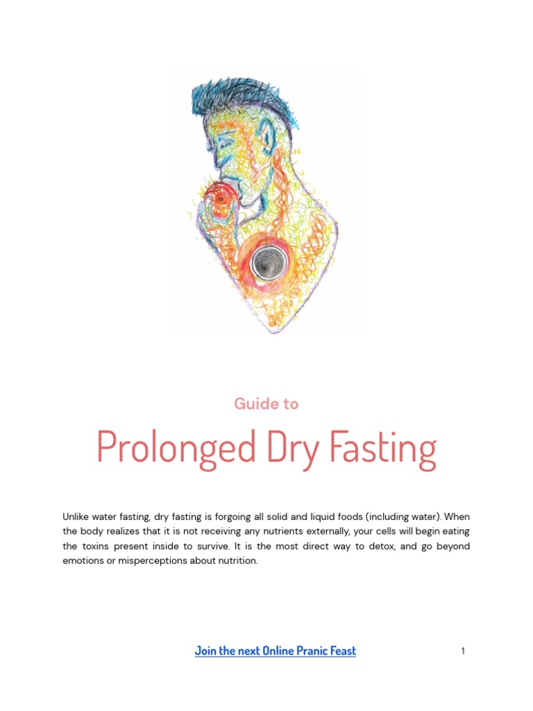 Prolonged Dry Fasting Guide | PDF | Prana | Fasting