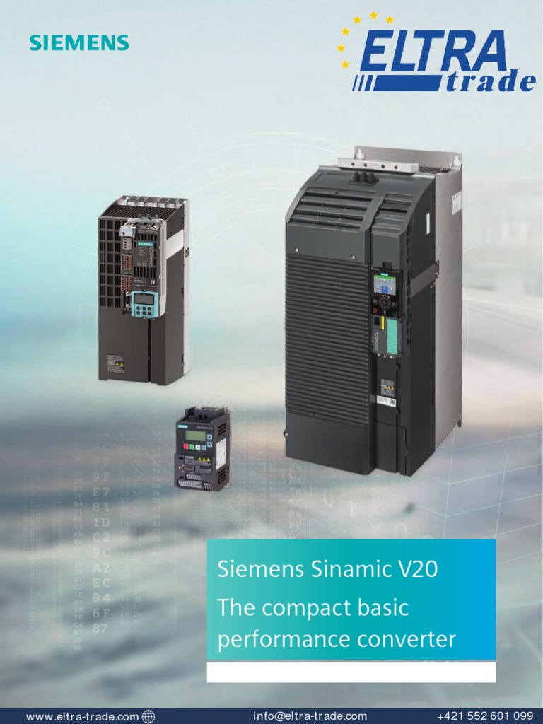 Siemens - Sinamics - v20 - Manual v15 HP | PDF | Electric Motor | Pump