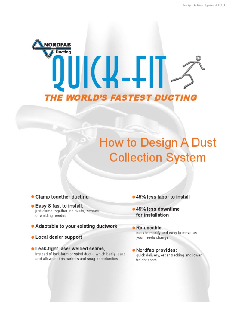 How To Design A Dust Collection System | PDF | Duct (Flow ...