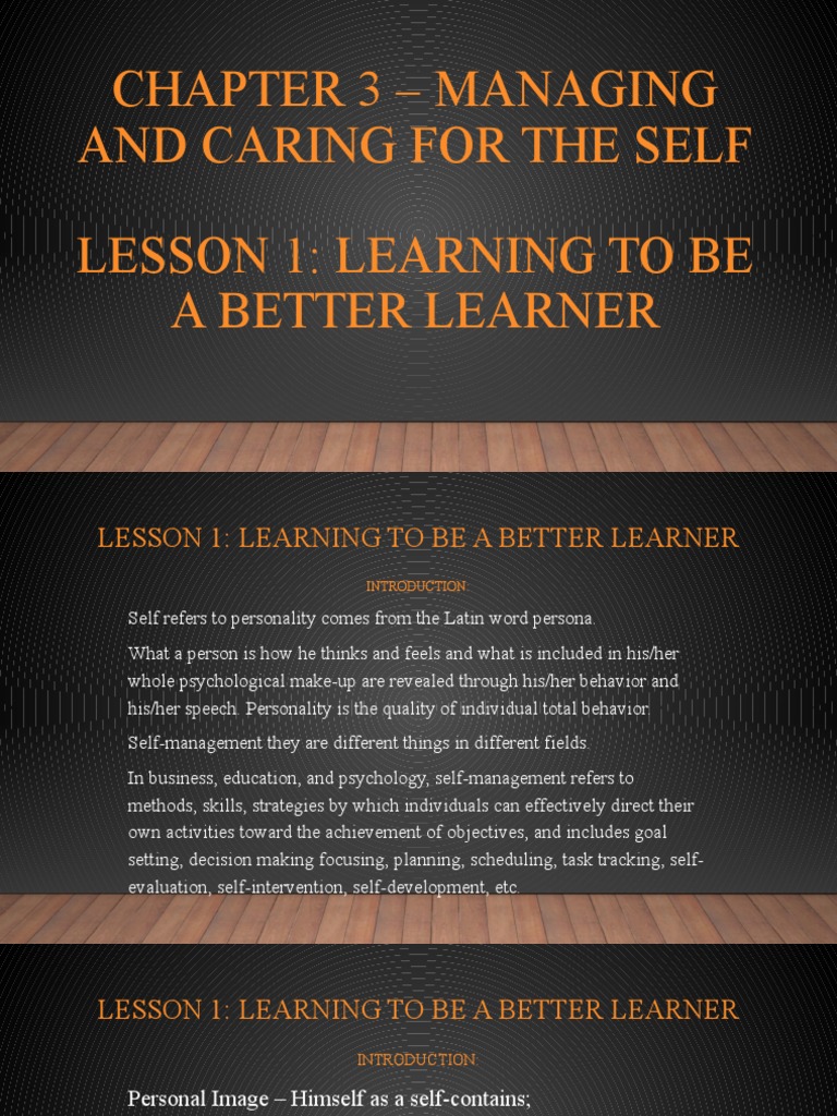Chapter 3 - Lesson 1 | PDF | Metacognition | Learning