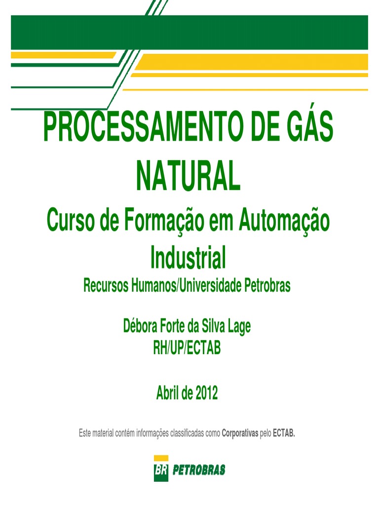 Processamento de Gás Natural | PDF | Gás natural | Refrigeração