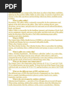 Three Bucket System and Hygiene Notes | PDF | Hygiene