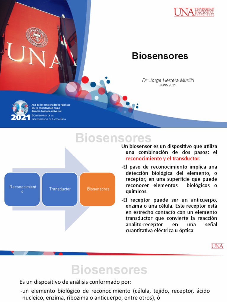 Presentación Biosensores | PDF | Biosensor | Frecuencia