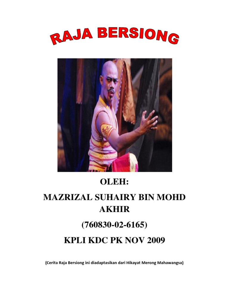 Cerita Raja Bersiong Pdf