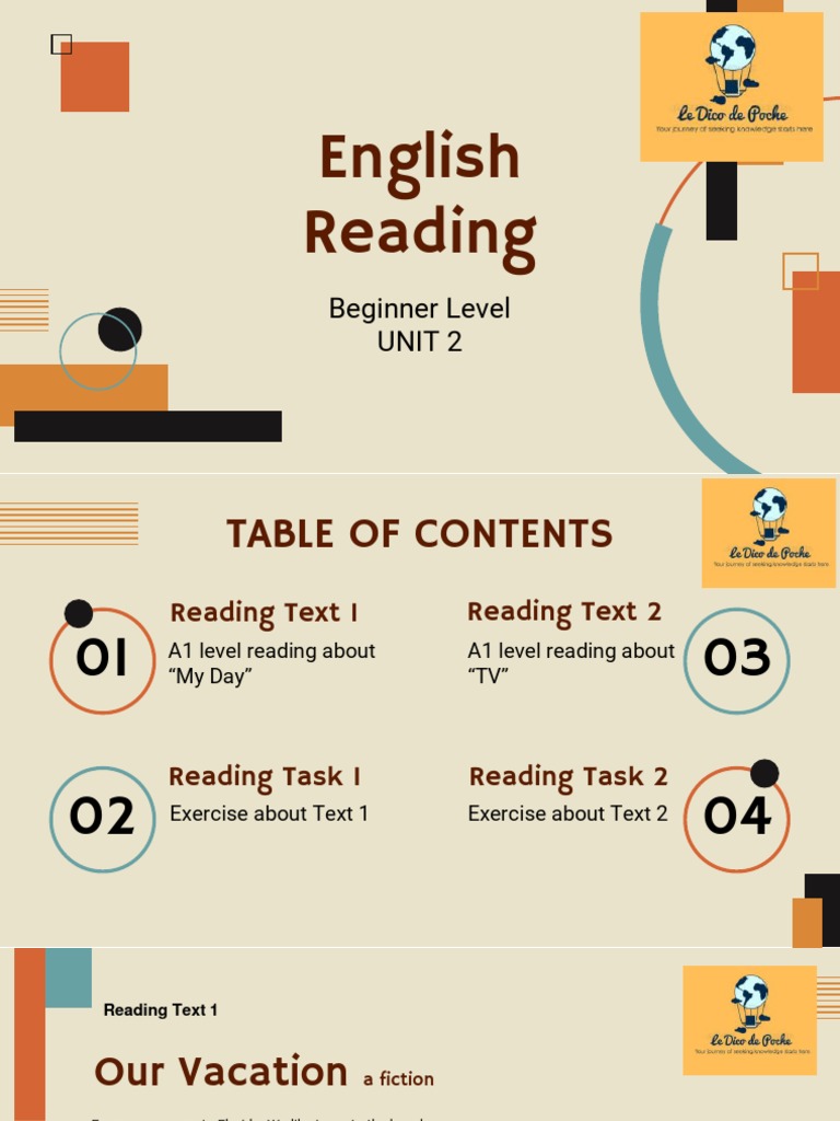 English Reading - UNIT 2 (A1 level) | PDF | Television | Mass Media