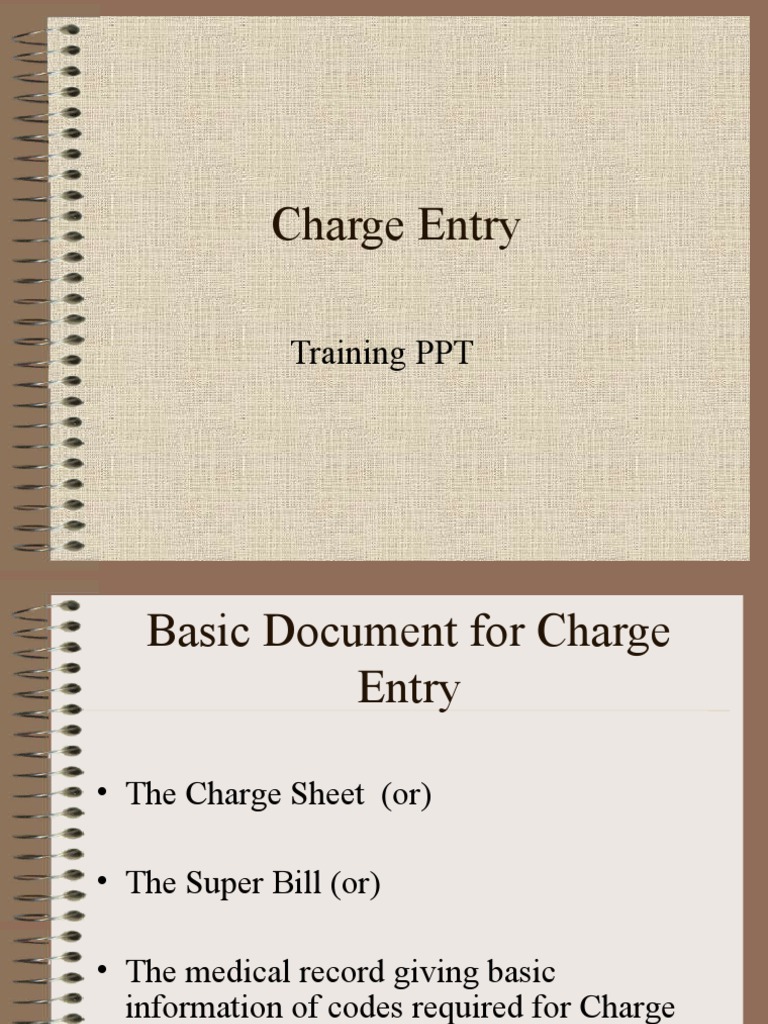 Charge Entry: Training | PDF | Internal Revenue Service | Service ...