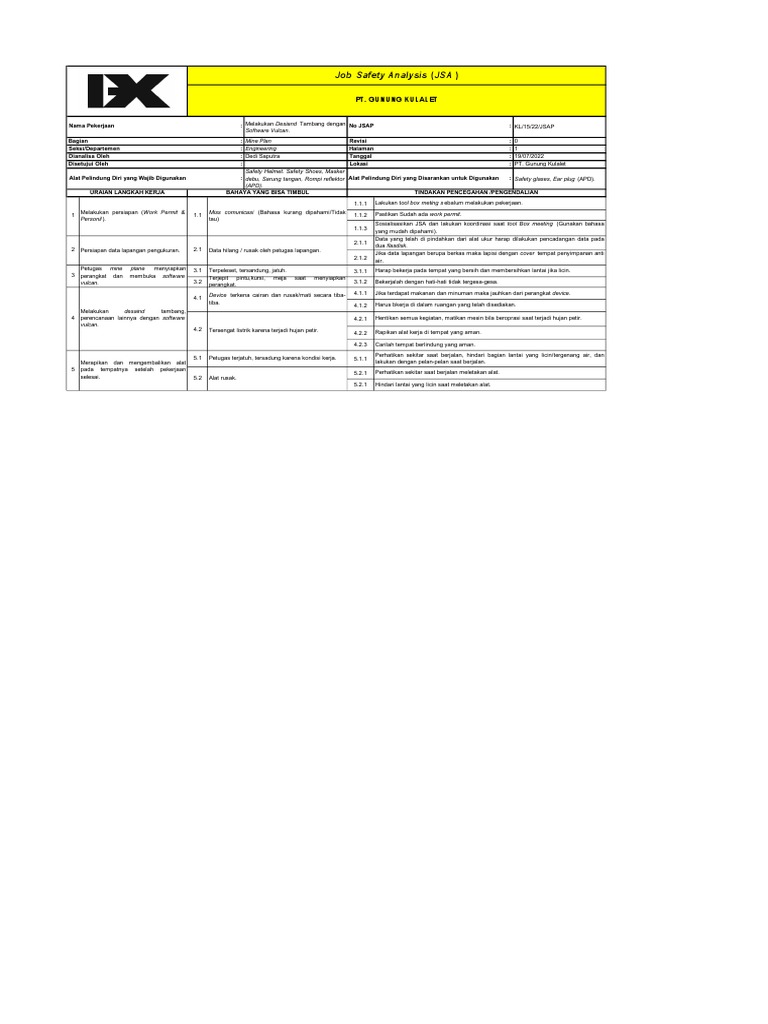 Melakukan Desiand Tambang Dengan Software Vulcan. | PDF