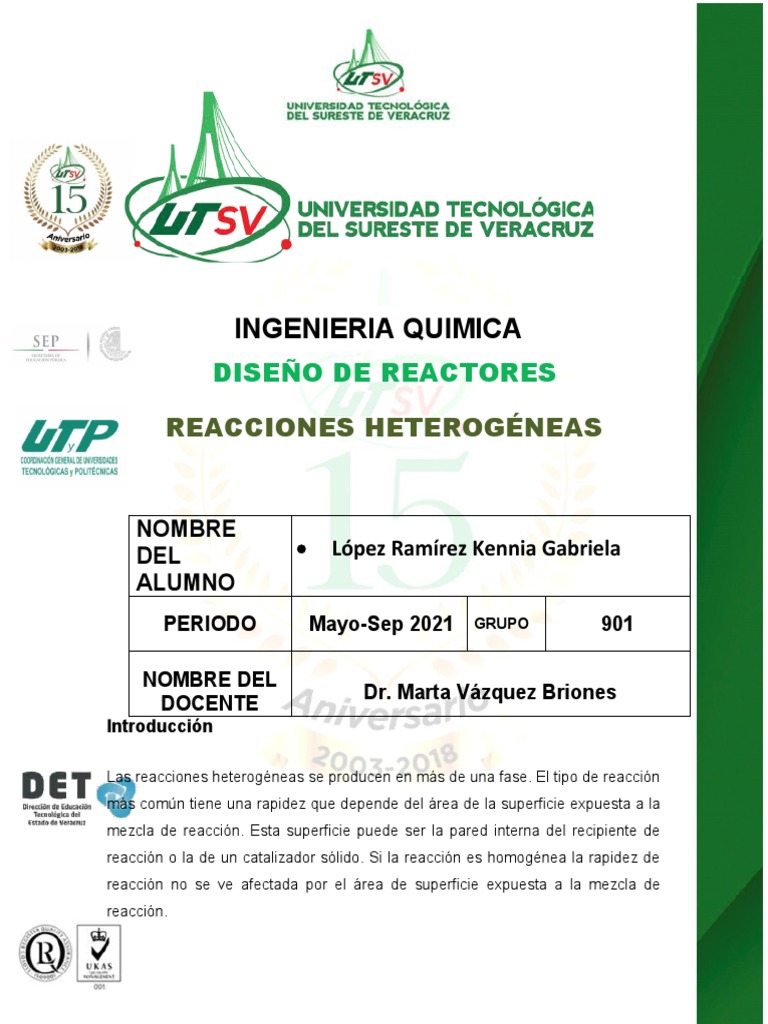 Reacciones Homogeneas | PDF | Catálisis | Adsorción