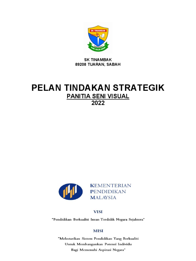 Pelan Strategik Panitia PSV 2022 | PDF