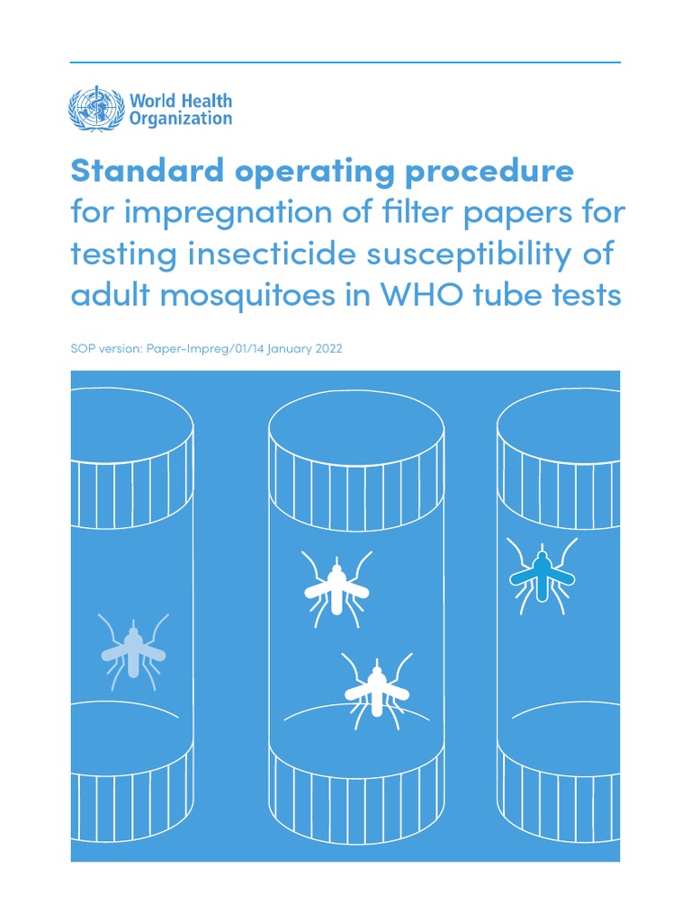 Standard Operating Procedure Filter Impregnated Paper | PDF | Density ...