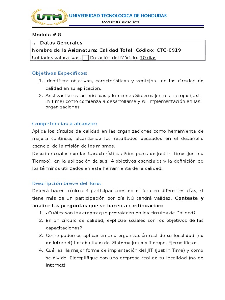 Circulos de Calidad | PDF | Lean Manufacturing | Calidad (comercial)