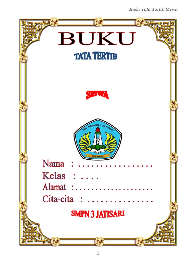 Buku Tata Tertib Siswa | PDF