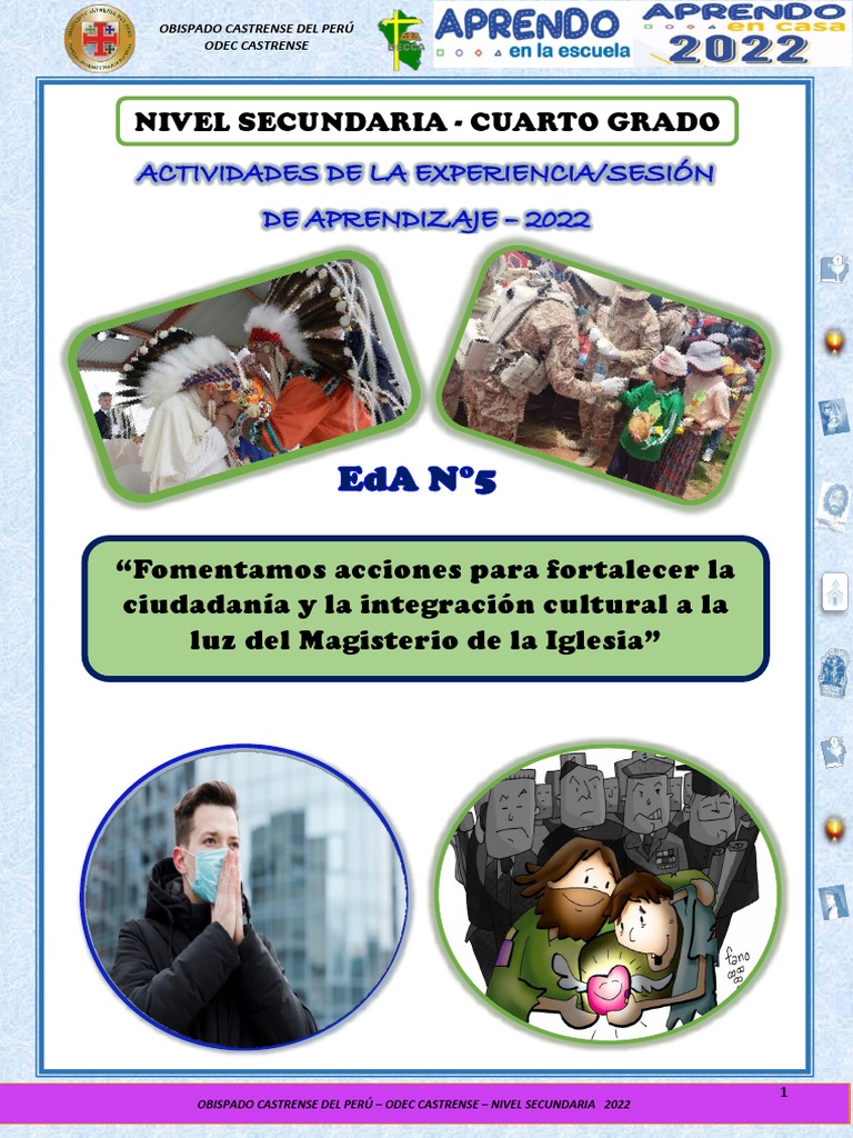 EdA 5-Actividades - 4to - VII Ciclo | PDF | Moralidad | Fe