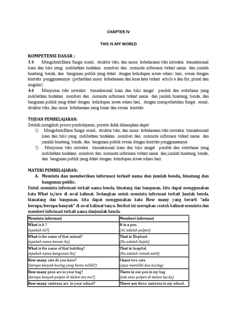 LKPD Chapter 4 | PDF