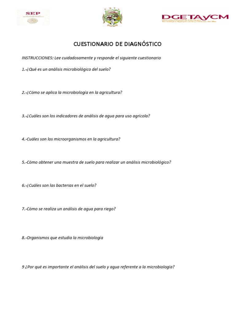 Instrumentos de Evaluacion Cbta 236 | PDF | Evaluación | Microbiología