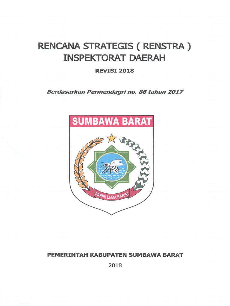 Renstra 2016 21 Itda | PDF
