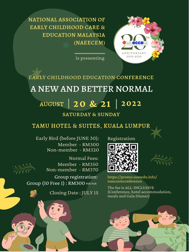 Conference Flyers (White) | PDF | Early Childhood Education ...