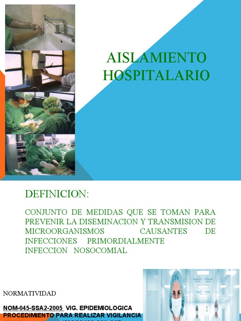 Tipos de Aislamientos | PDF | Infección adquirida en el hospital | Infección