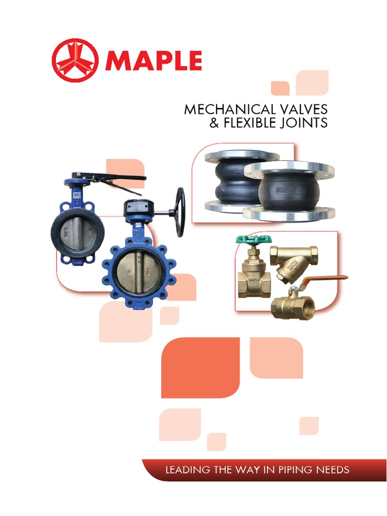 Mechanical Valves and Flexible Joints Guide | PDF | Valve | Equipment
