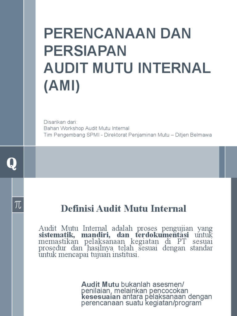 Perencanaan Dan Persiapan Audit | PDF | Bisnis | Teknologi & Rekayasa