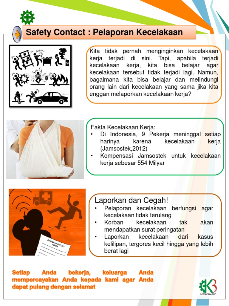 Safety Talk Pelaporan Kecelakaan | PDF