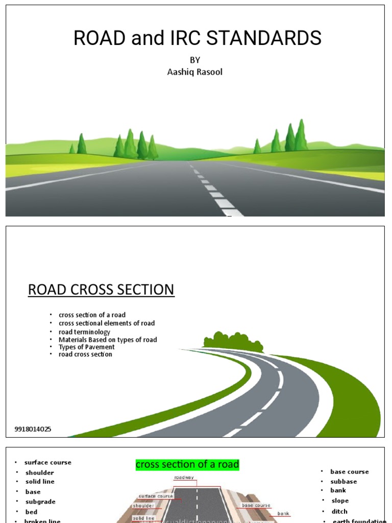 Road and Irc Standards - Group Work | PDF | Stormwater | Road