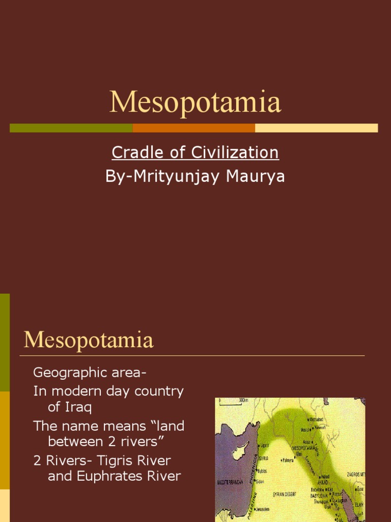 The Cradle of Civilization: An In-Depth Look at the Origins and ...